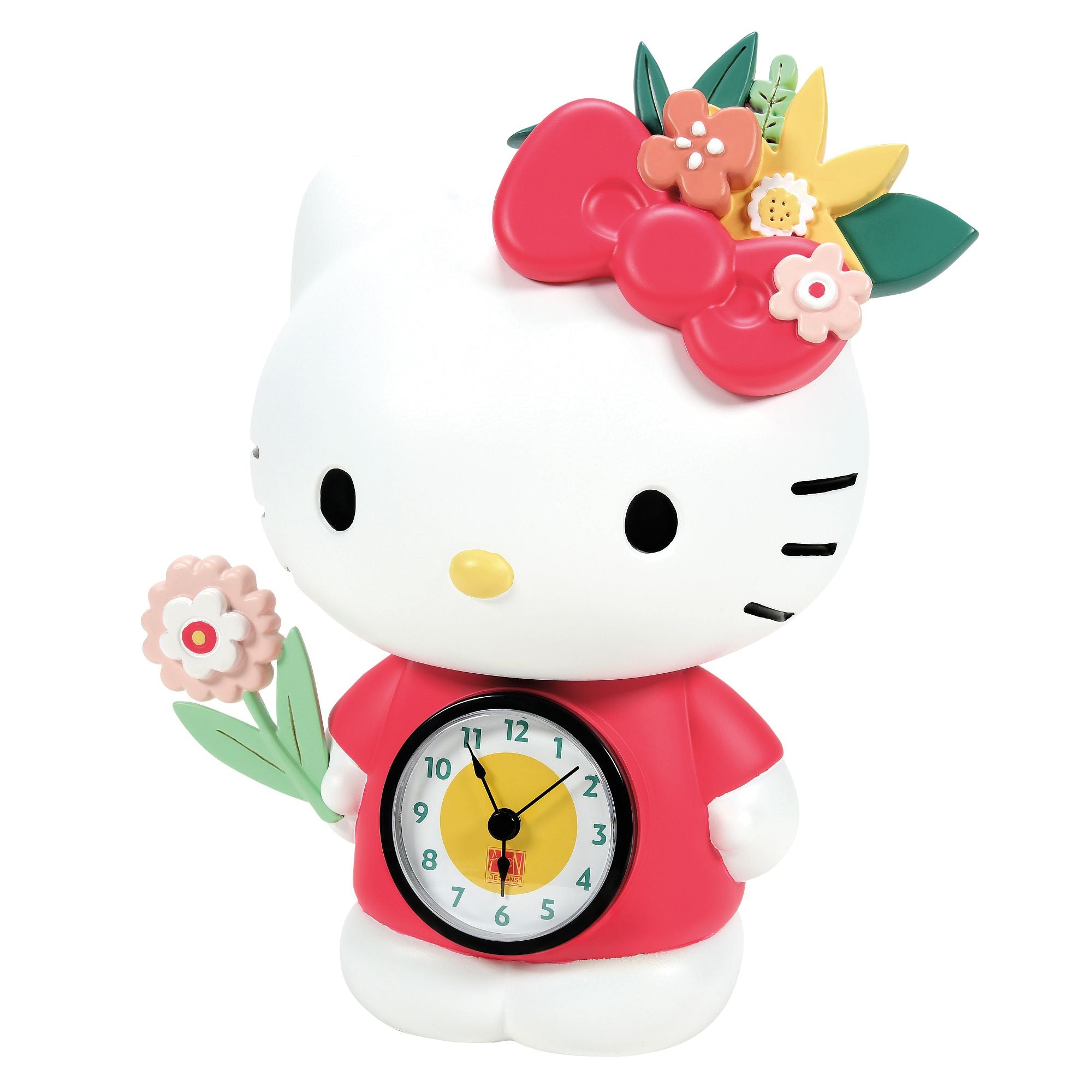 Allen Designs Sanrio | Hello Kitty Desk Clock | Desk Clock Resin ...