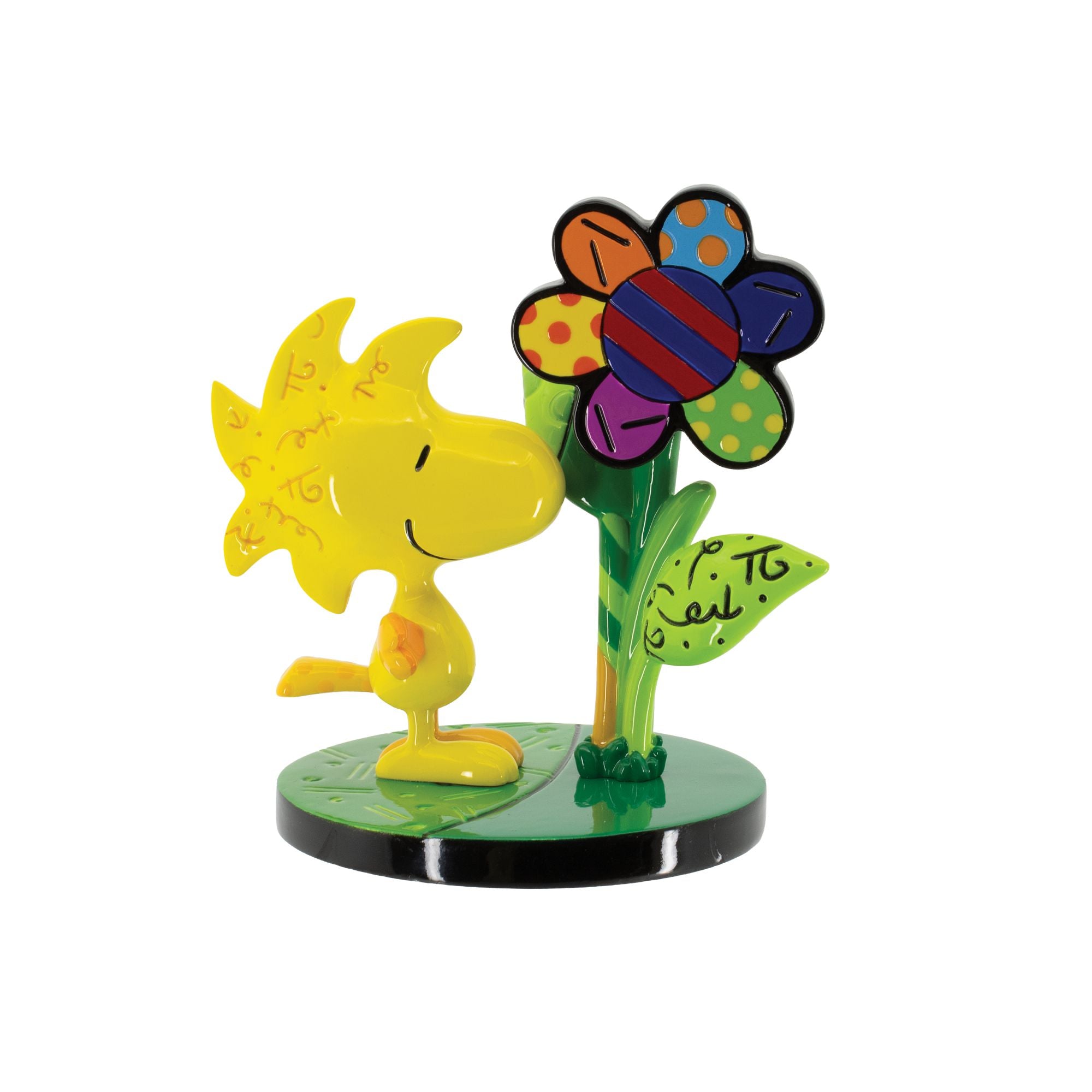 Peanuts Britto | BRITTO Woodstock Flower Mini | Figurine – Enesco Studios